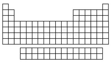 Empty Periodic Table of Elements Icon. Empty Periodic Table of Elements ...