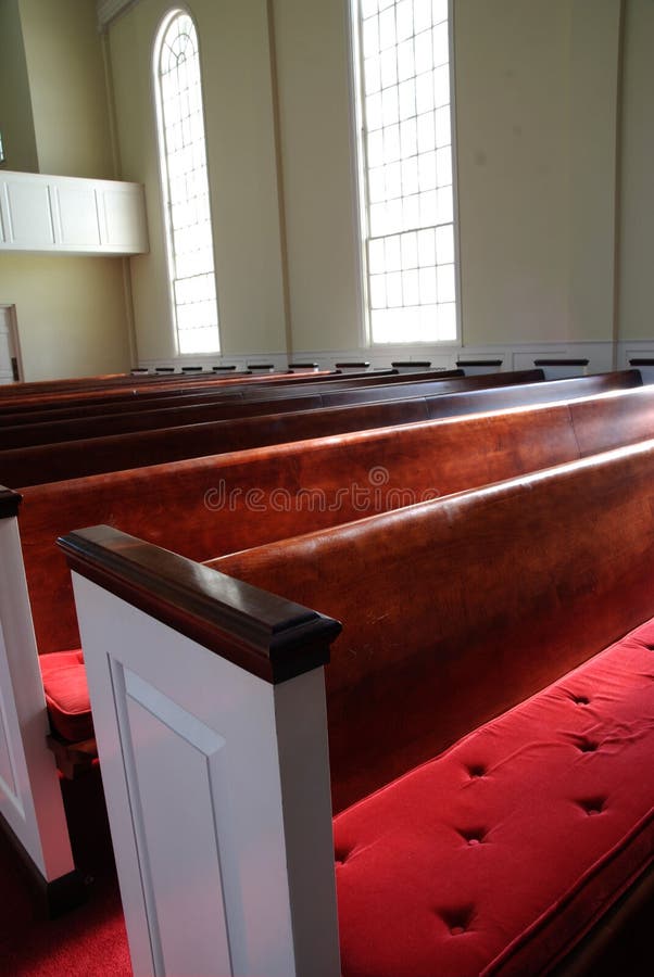 Empty Pews 02 stock image. Image of congregation, wood - 4125847