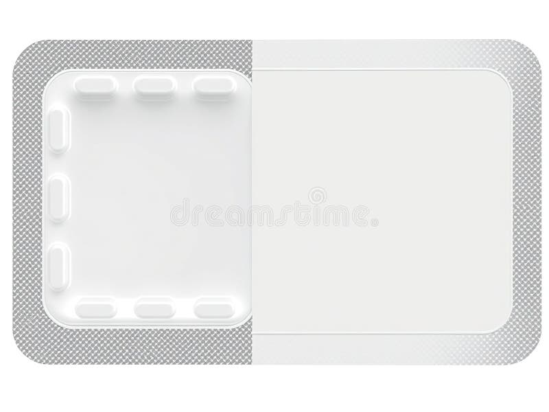 Empty Pharmaceutical Packaging Mockup Blank Space for Branding and ...