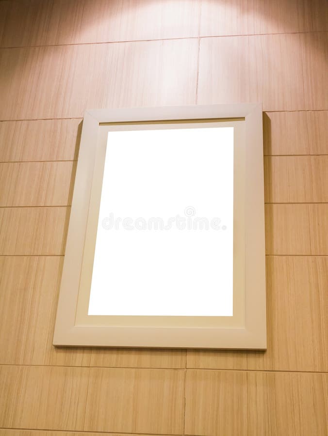 Empty photo frame stock image. Image of modern, board - 99804187