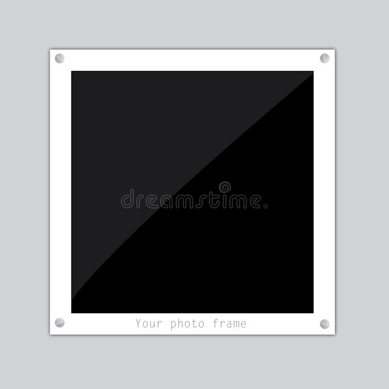 Empty Photo Frame Illustration Stock Illustration - Illustration of ...