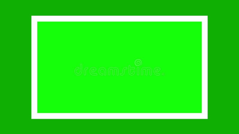 Empty Photo Frame Motion Graphics with Green Screen Background Stock ...