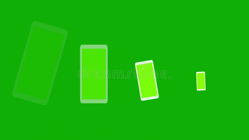 Empty Photo Frames Motion Graphics with Green Screen Background Stock ...
