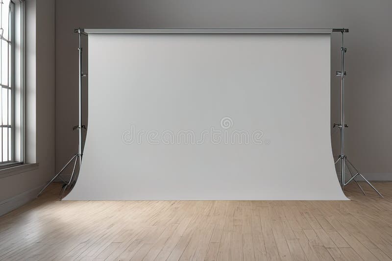 Empty Photo Studio on Grey Wall Backgroundempty Photo Studio on Grey ...