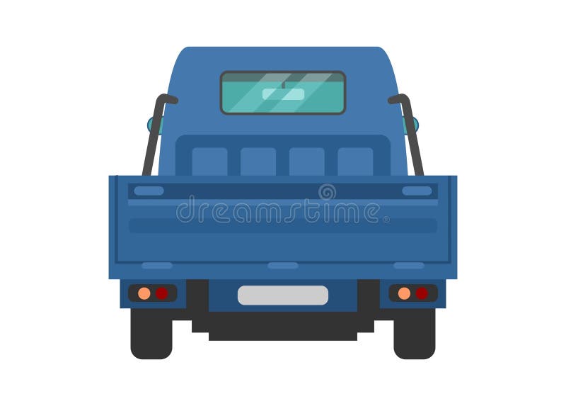Back View Pick Up Truck Stock Illustrations – 111 Back View Pick Up ...