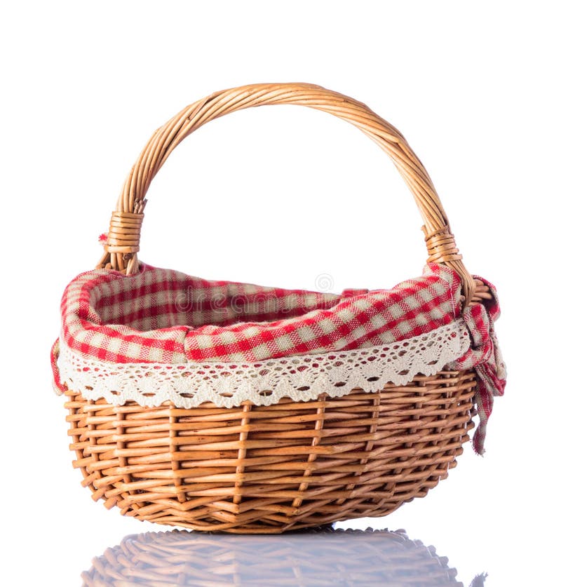 Empty woven basket stock photo. Image of empty, homemade - 12495462