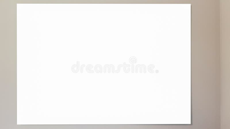 Empty Frame Blank Advertisement Banner Poster Mock Up Isolated Template ...