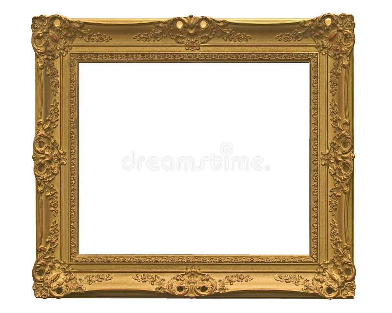 Empty picture frame stock image. Image of bordering, frames - 599719