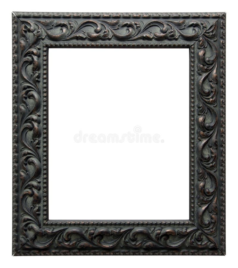 Empty picture frame stock photo. Image of cutout, border - 112574794