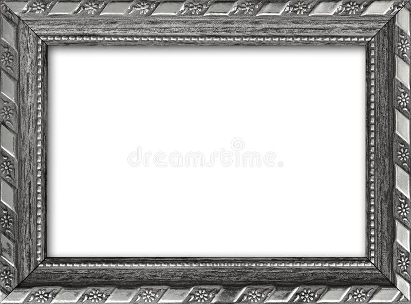 Empty Picture Frame with a Free Place Inside, Isolated on White Stock ...