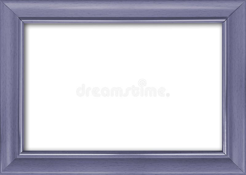 Empty Picture Frame with a Free Place Inside, Isolated on White Stock ...