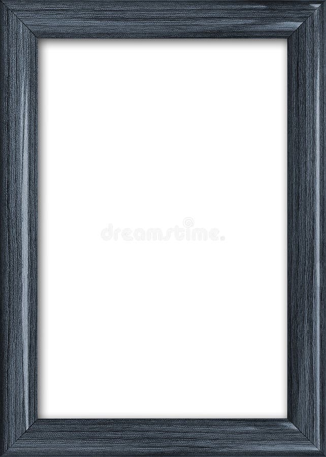Empty Picture Frame with a Free Place Inside, Isolated on White Stock ...