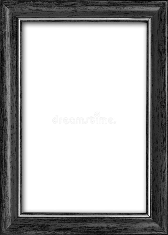 Empty Picture Frame with a Free Place Inside, Isolated on White Stock ...