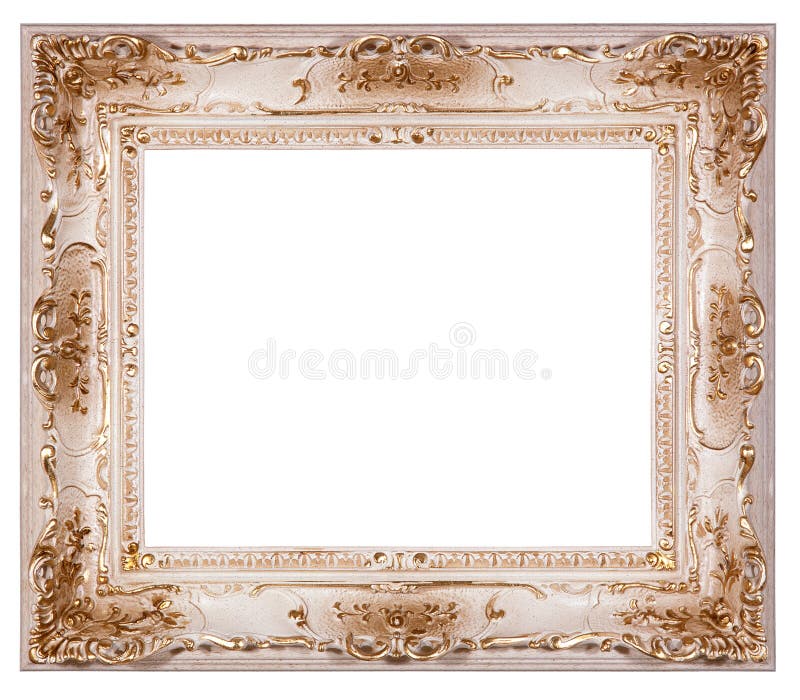 Empty Picture Frame Isolated Stock Photo - Image of isolated, decorate ...