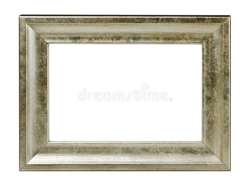 Empty Picture Frame Isolated Stock Photo - Image of retro, background ...