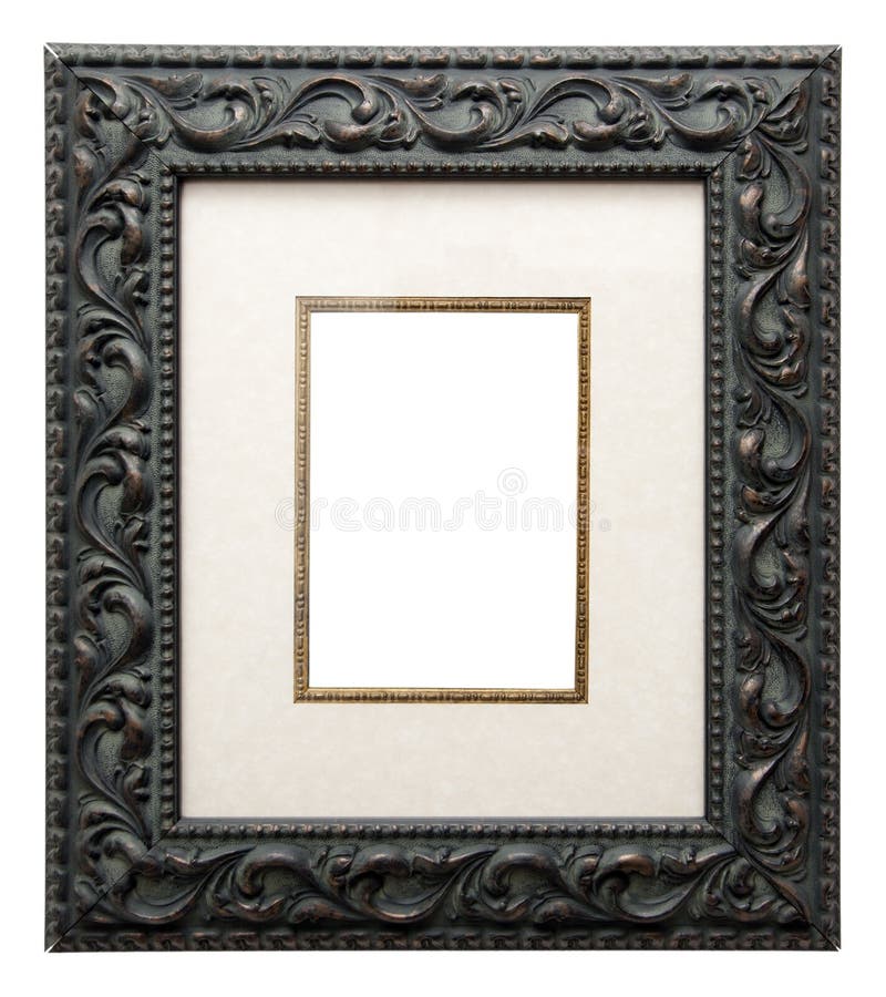 Empty picture frame stock image. Image of background - 112574583