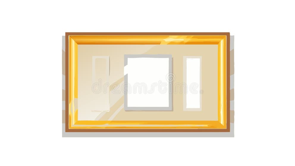 Empty Picture Frame Outline Icon, Placeholder and Template Symbol ...