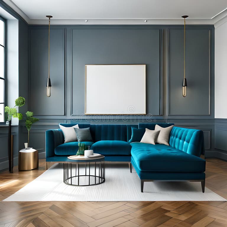 Beautiful Blank Frame Concept Stock Illustration - Illustration of ...