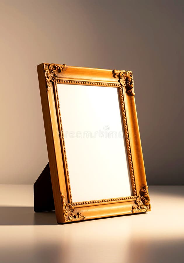 Empty Picture Frames for Mockup Display Stock Illustration ...