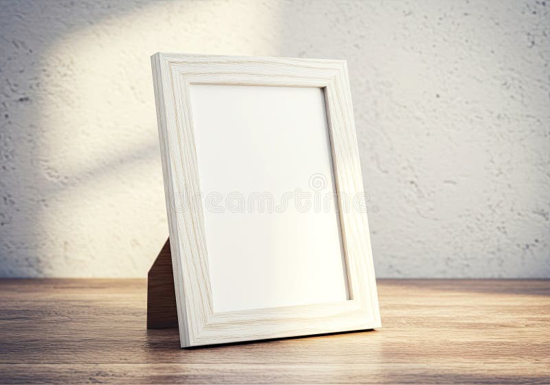 Empty Picture Frames for Mockup Display Stock Illustration ...
