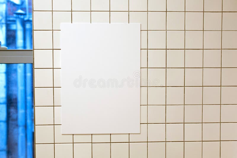 Empty Picture Template, Blank Canvas Mockup Stock Photo - Image of ...