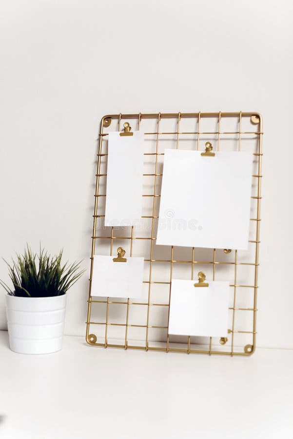 Empty Picture Template, Blank Canvas Stock Photo - Image of place ...