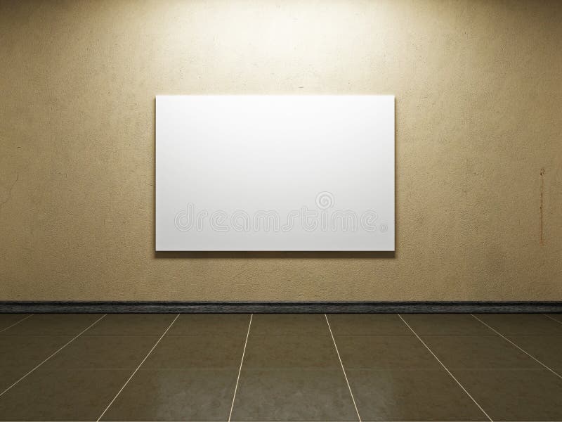 Empty picture stock illustration. Illustration of abandoned - 33481973