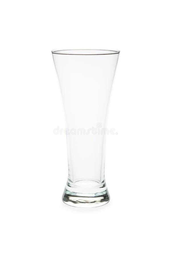 Empty Pilsner Glass stock photo. Image of drink, glassware - 140068278
