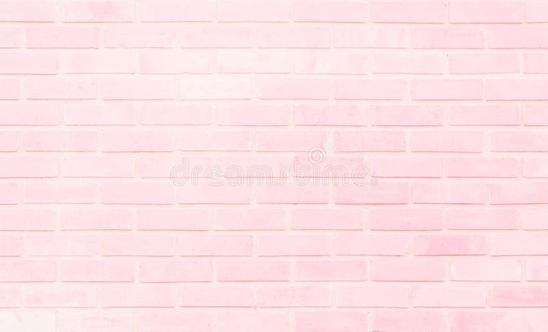 Empty Pink Brick Wall Texture Background in the Bedroom at Lovely ...