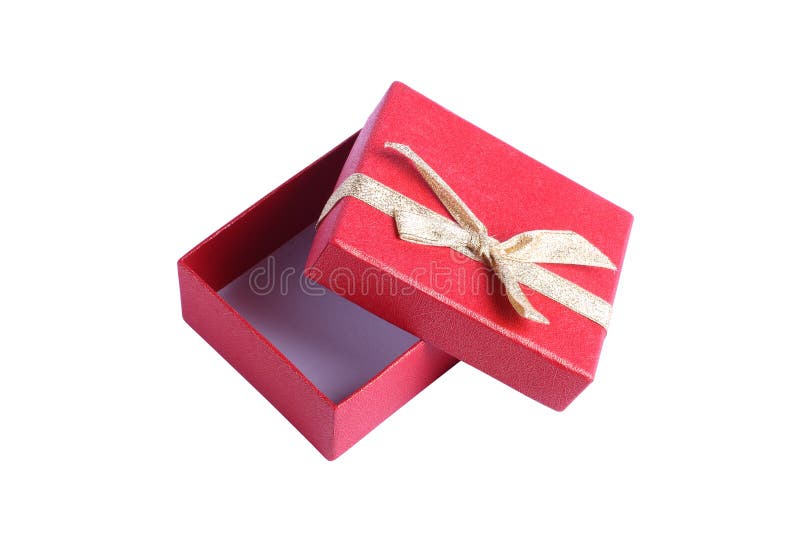 Empty pink gift box stock image. Image of container, christmas - 4979293
