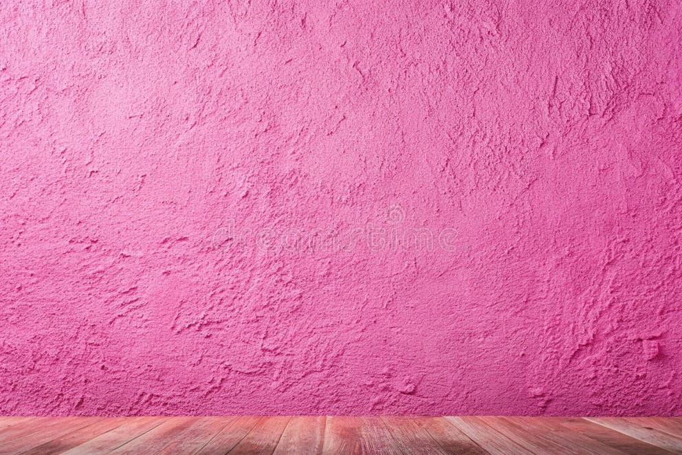 Empty Pink Texture Wall Studio for Cosmetic Products Stock Illustration ...