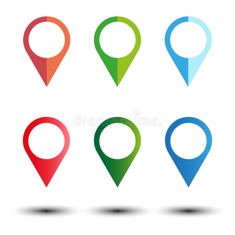 Pin Icon. New Location. Pin Labeled New. Vector Illustration. EPS 10 ...
