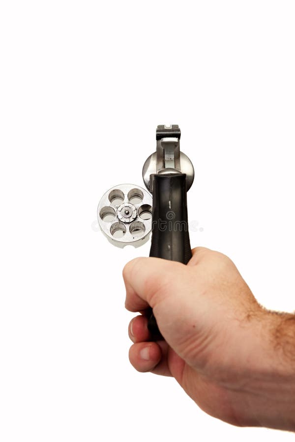 Empty Pistol stock photo. Image of weapon, hand, trigger - 13027872