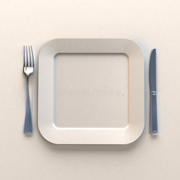 Empty Place setting stock illustration. Illustration of objects - 37183390