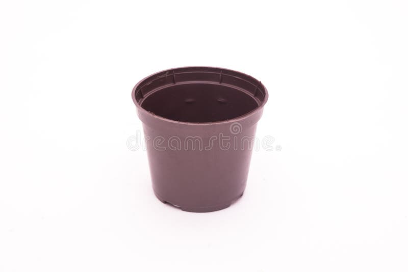 Plastic flower pots stock image. Image of closeup, empty - 37905831