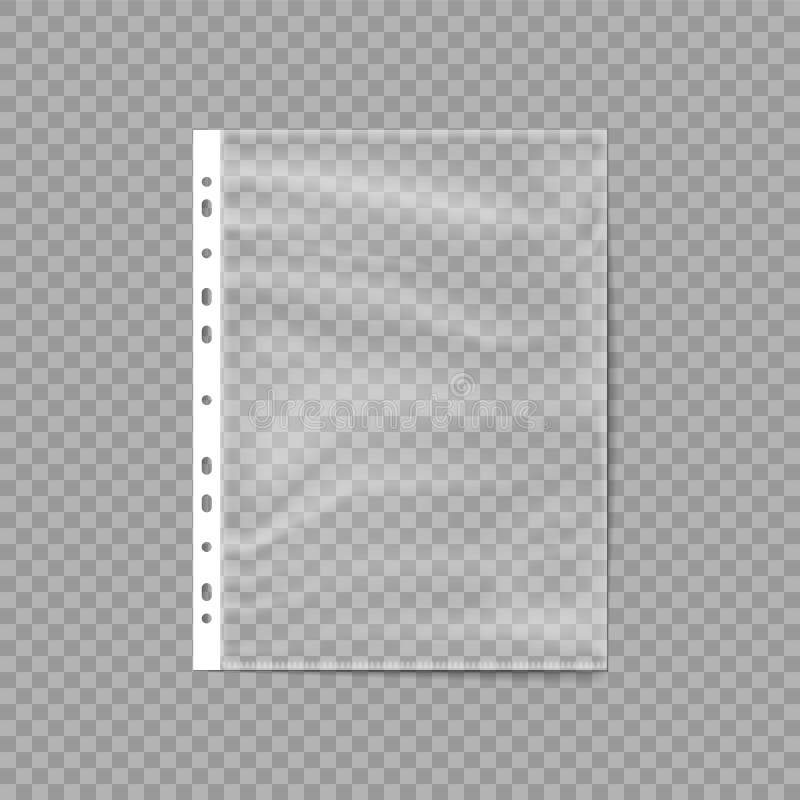 Empty Plastic Bag. Punched Pocket. Business File. Sheet Protector ...