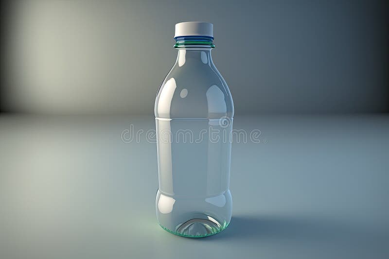 Empty plastic bottle stock illustration. Illustration of space - 273864906