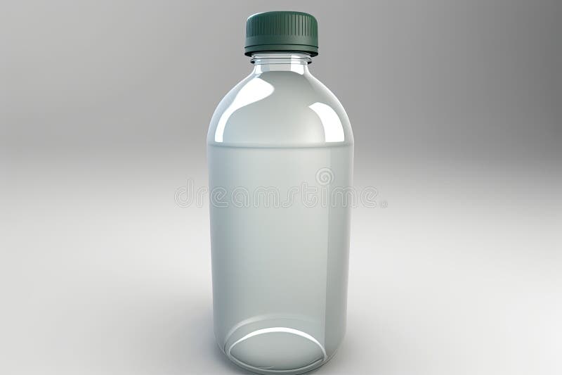 Empty plastic bottle stock illustration. Illustration of beverage ...