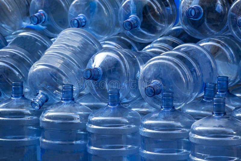 Empty plastic bottles stock image. Image of assortment - 73385879