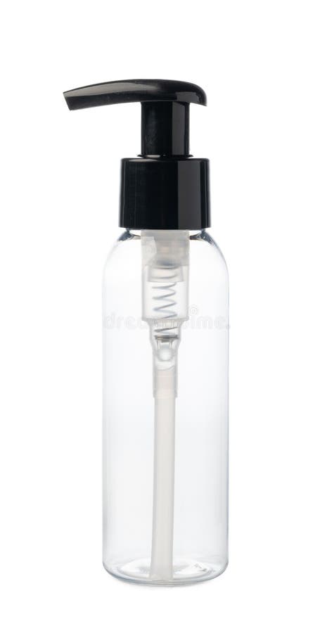 Empty Plastic Container for Cosmetics Isolated on White Stock Photo ...