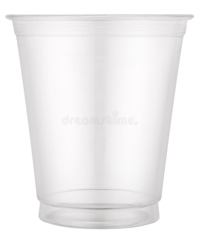 Empty plastic cup. stock image. Image of container, coffee - 64115745