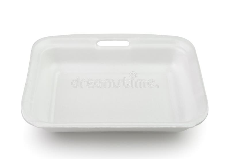 Empty Plastic Food Polystyrene Tray Stock Photo - Image of package ...