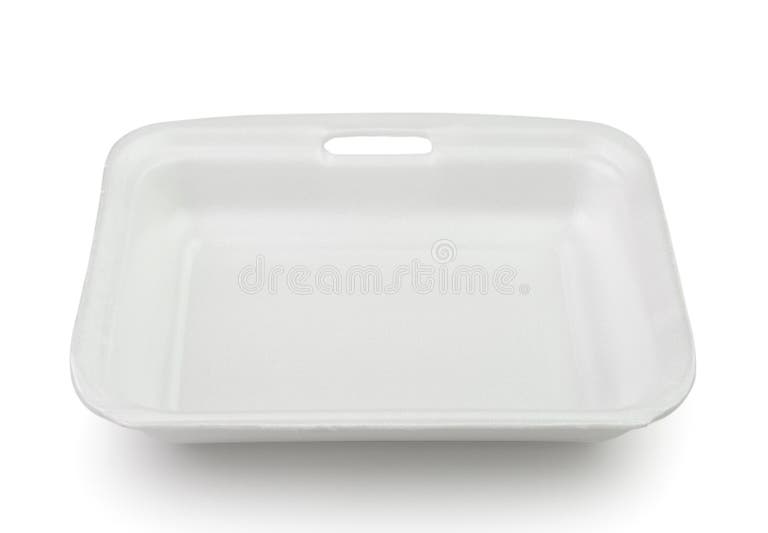 Empty Plastic Food Polystyrene Tray Stock Photo - Image of package ...
