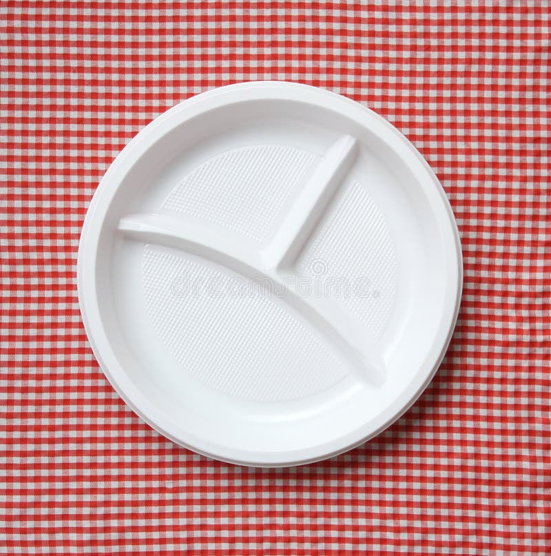 Empty plastic plate. stock image. Image of dishware, plate - 29878319