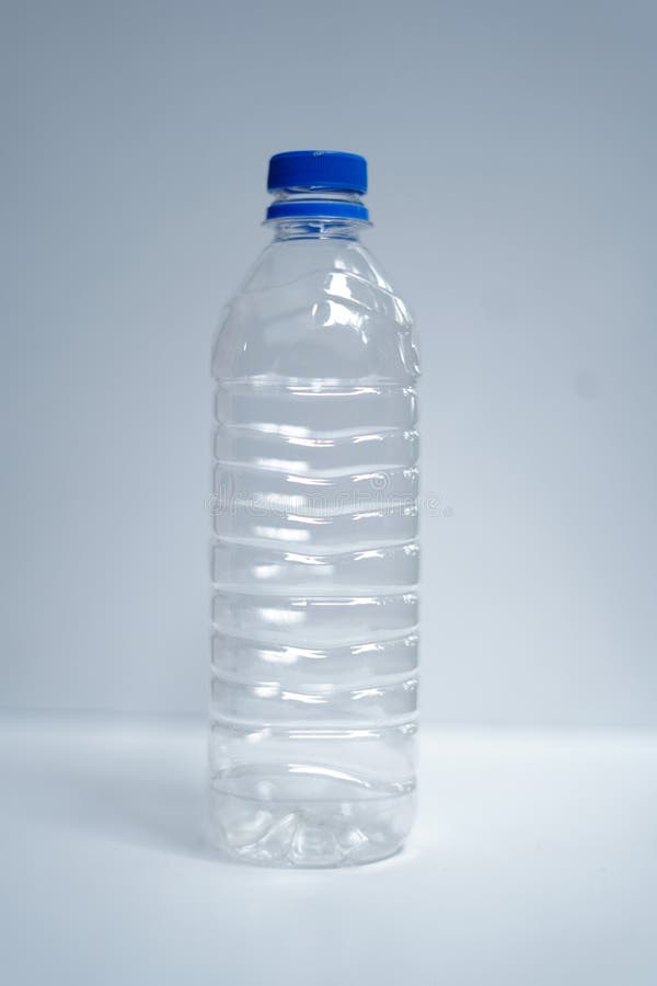 Empty plastic water bottle stock image. Image of container - 393946985