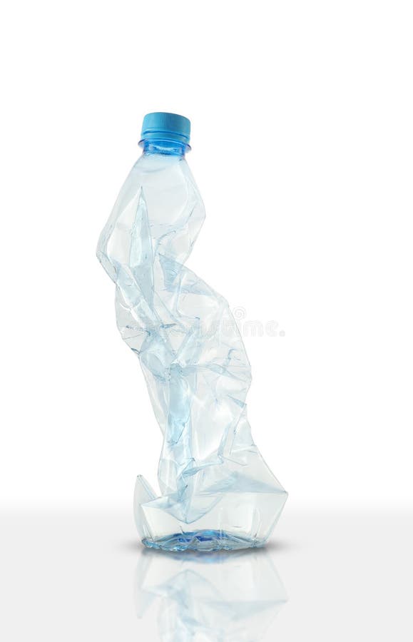 Empty plastic water bottle stock image. Image of plastic - 255057595
