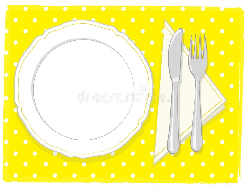 Empty plate vector stock vector. Illustration of picnic - 25336058