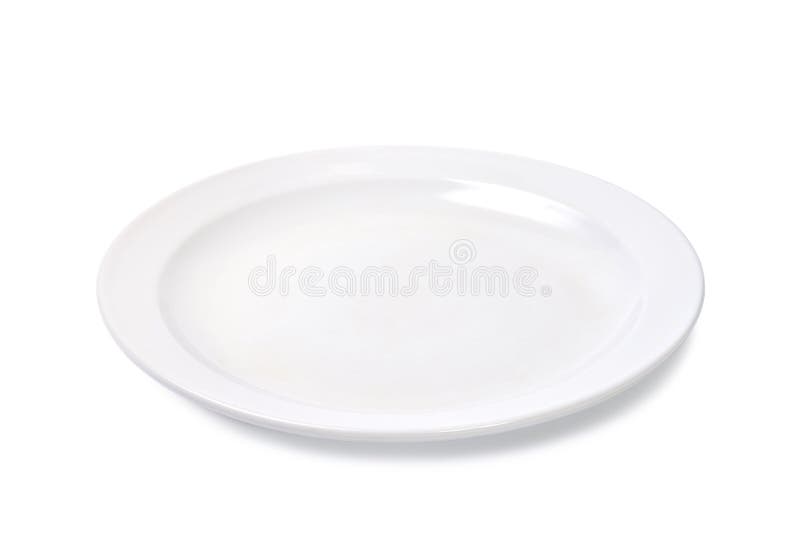 Empty plate stock photo. Image of empty, brown, white - 6005076