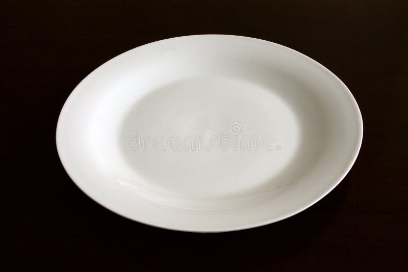Empty plate stock image. Image of empty, dinner, food - 6856671