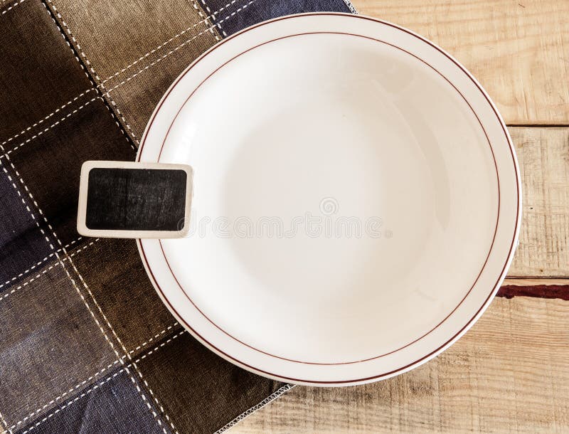 Empty plate stock photo. Image of wooden, blank, wall - 70212388